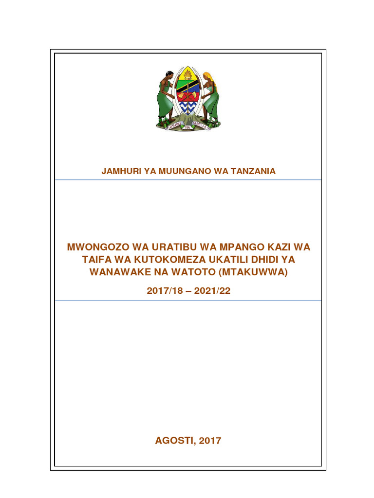 sw-1622795384-MWONGOZO WA MTAKUWWA | PDF