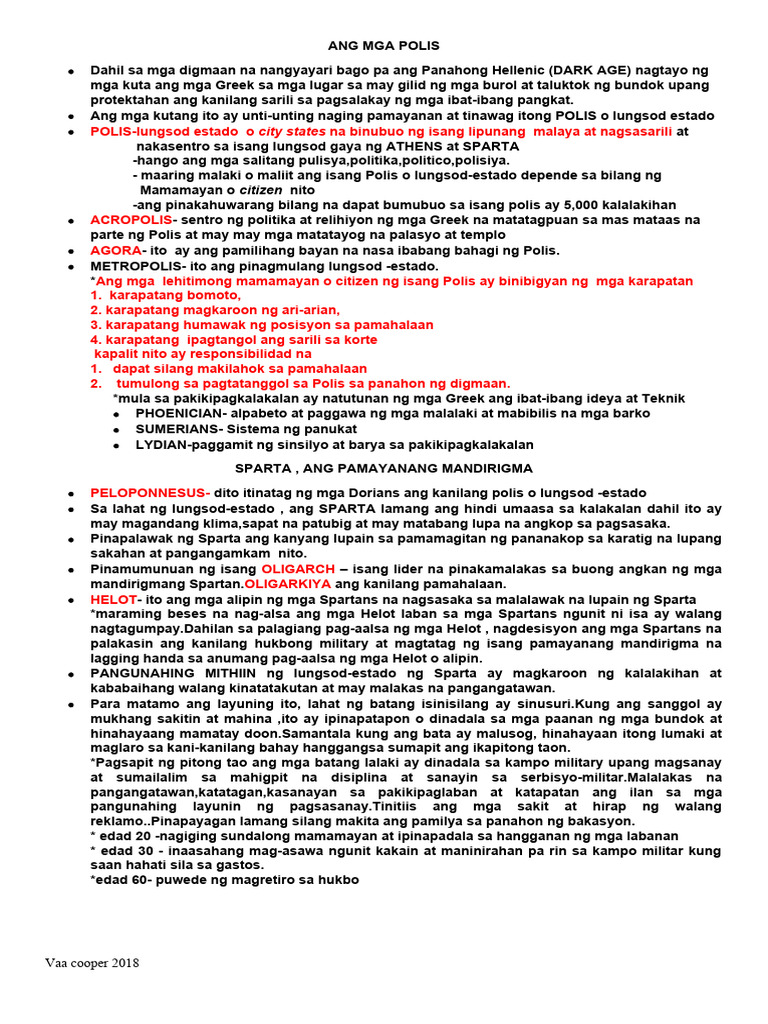 Ang Ginintuang Panahon NG Athens | PDF