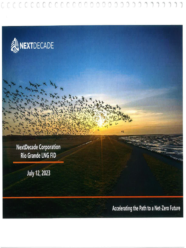 NextDecade - 12.07.2023 | PDF