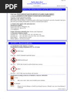 Boysen B-0340 Paint Thinner SDS | PDF | Toxicity | Dangerous Goods
