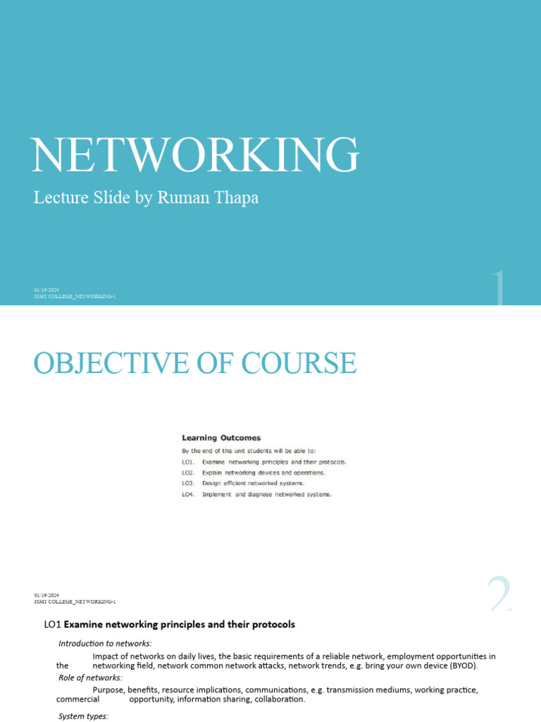 Introduction | PDF | Computer Network | Transmission Medium