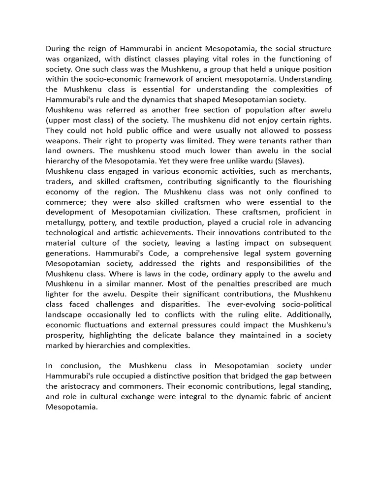 During The Reign of Hammurabi in Ancient Mesopotamia | PDF | History