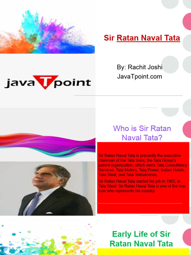Sir Ratan Tata: Legacy and Impact | PDF | Travel