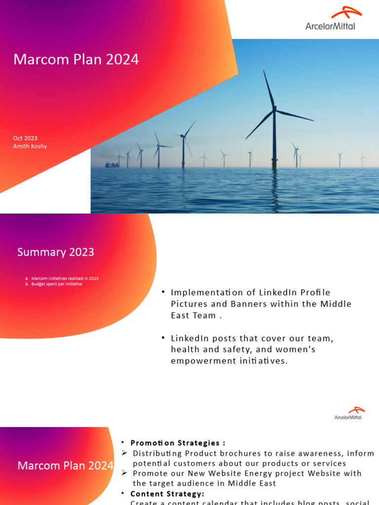 Marcom Plan 2024 | PDF | Public Sphere