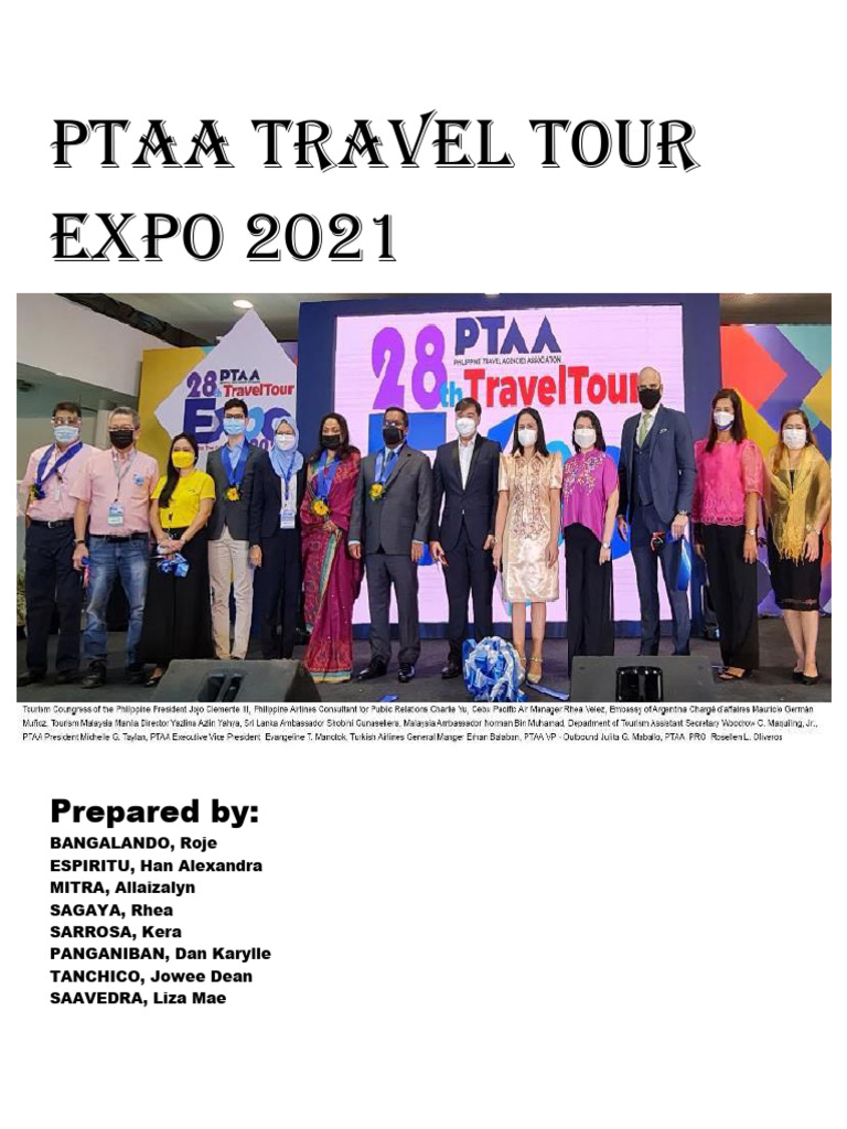 PTAA Travel Tour Expo 2021 Overview | PDF | Tourism | Travel Agency