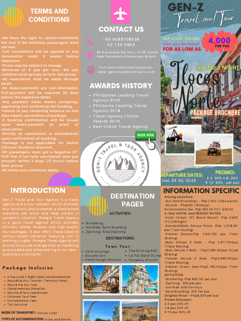 Travel Brochure | PDF | Emergency Management | Pandemic