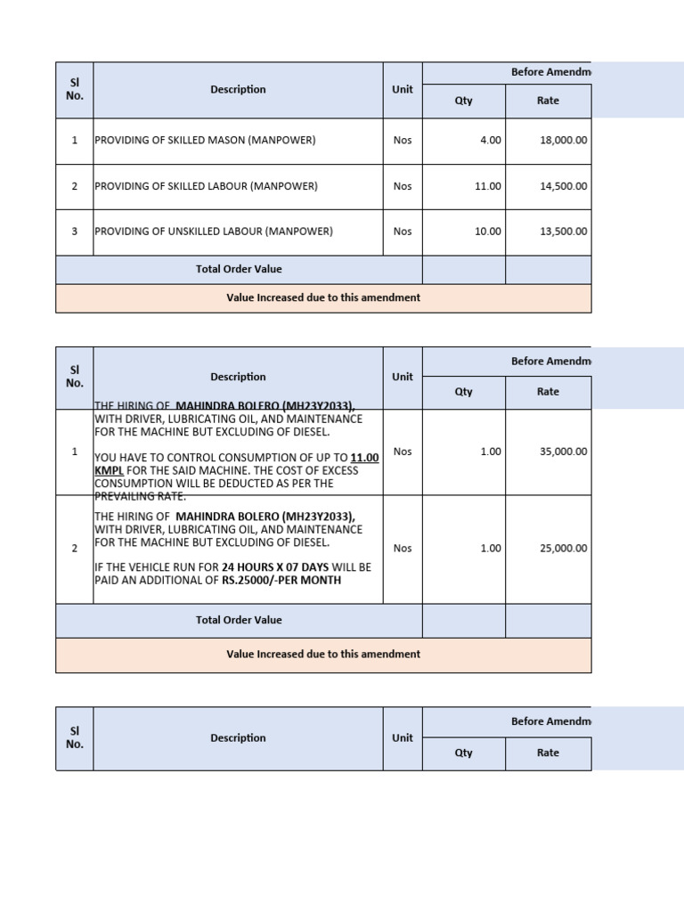 BOQ NEW (Version 1) .XLSB | PDF | Construction Equipment | Industrial Equipment