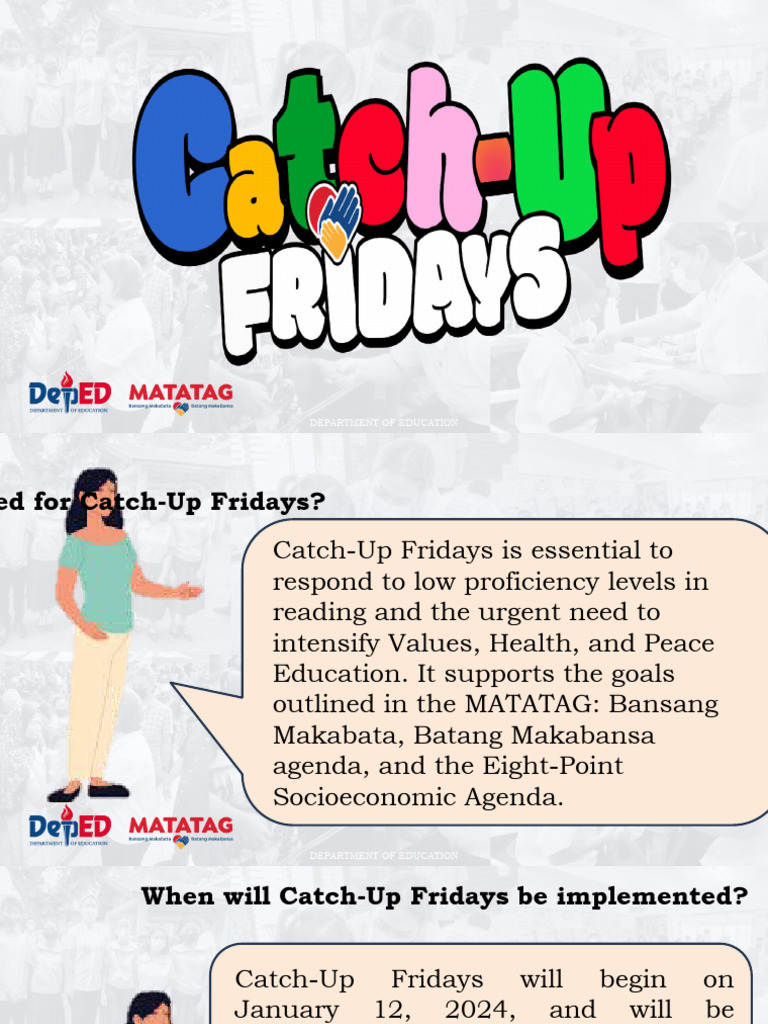 Catch Up Fridays - Orientation Presentation | PDF | Learning | Teachers