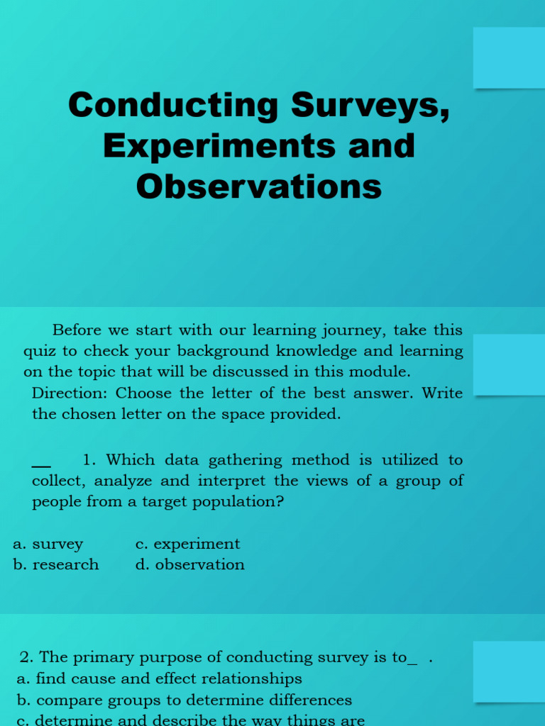 Eapp Surveyj Experimental | PDF | Experiment | Survey Methodology