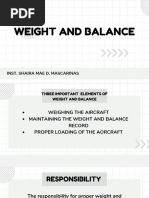 Aircraft Weight & Balance Guide | PDF | Calibration | Weighing Scale