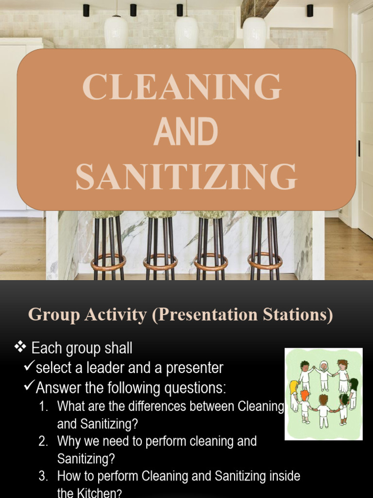 Cleaning vs. Sanitizing in Kitchens | PDF | Disinfectant | Chemistry