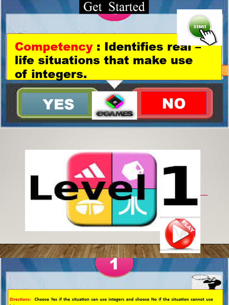 Identifies Real - Life Situations That Make Use of Integers. | PDF