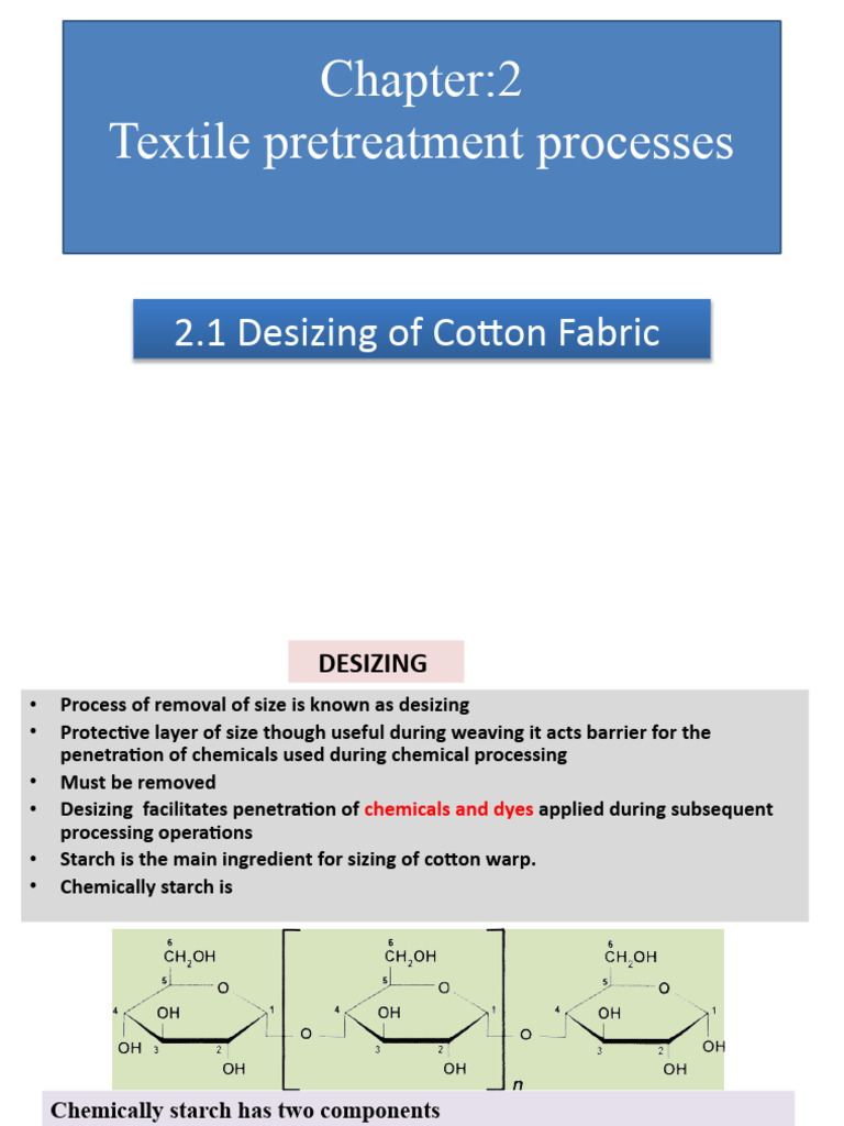 De Sizing | PDF | Starch | Enzyme