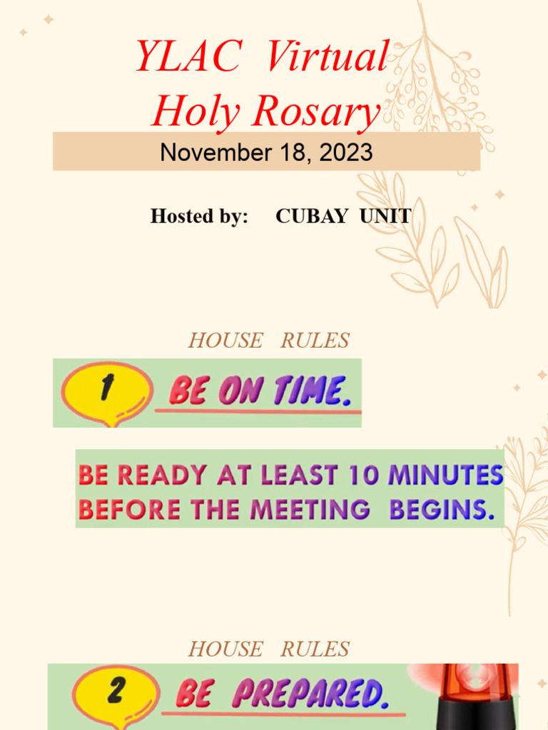 FINAL-Joyful-rosary 11 18 23 | PDF | Lord's Prayer | Rosary