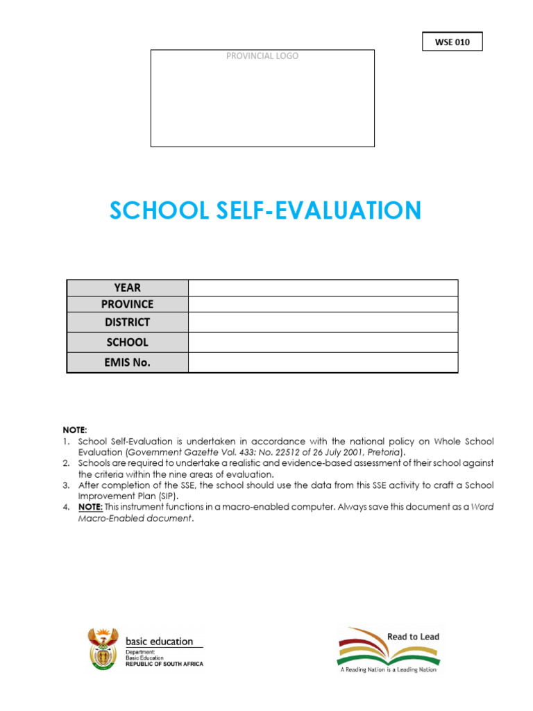 Sse Instrument 2022 | PDF | Curriculum | Schools