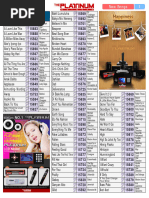 Platinum Karaoke Full Song List PDF | PDF | Hip Hop Music | Microphone