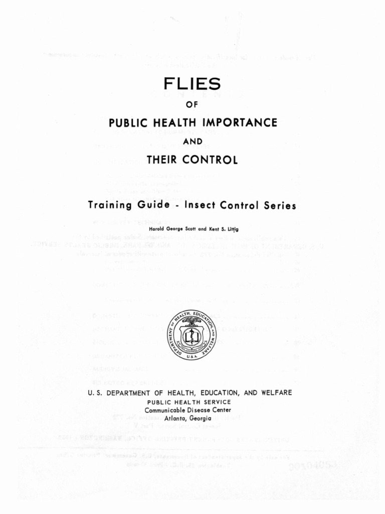 US Dep Health - Insect Control | PDF | Pupa | Fly