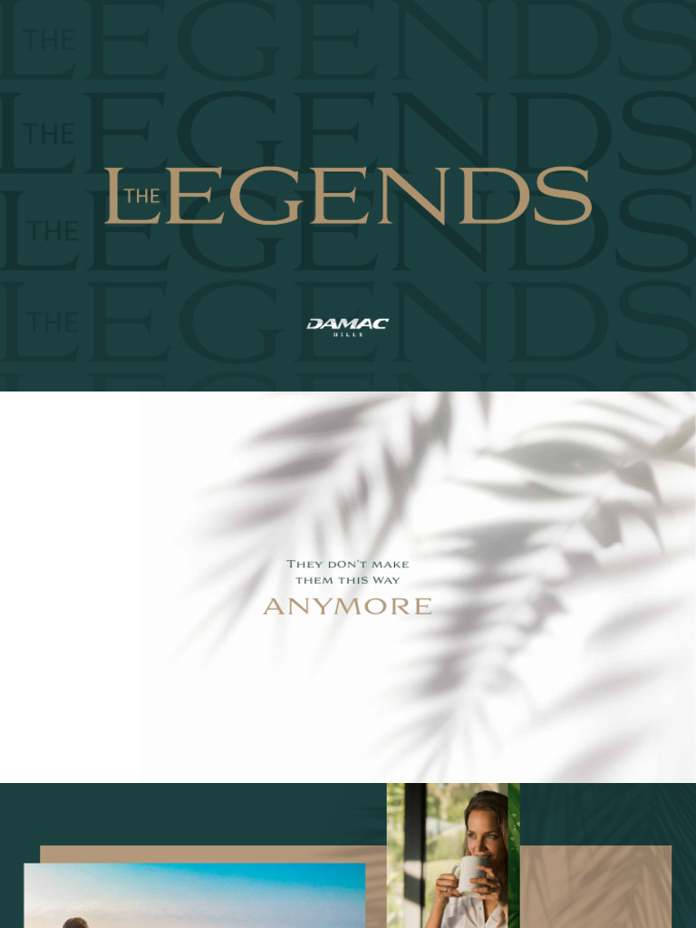 The Legends Brochure en | PDF | Dubai | United Arab Emirates