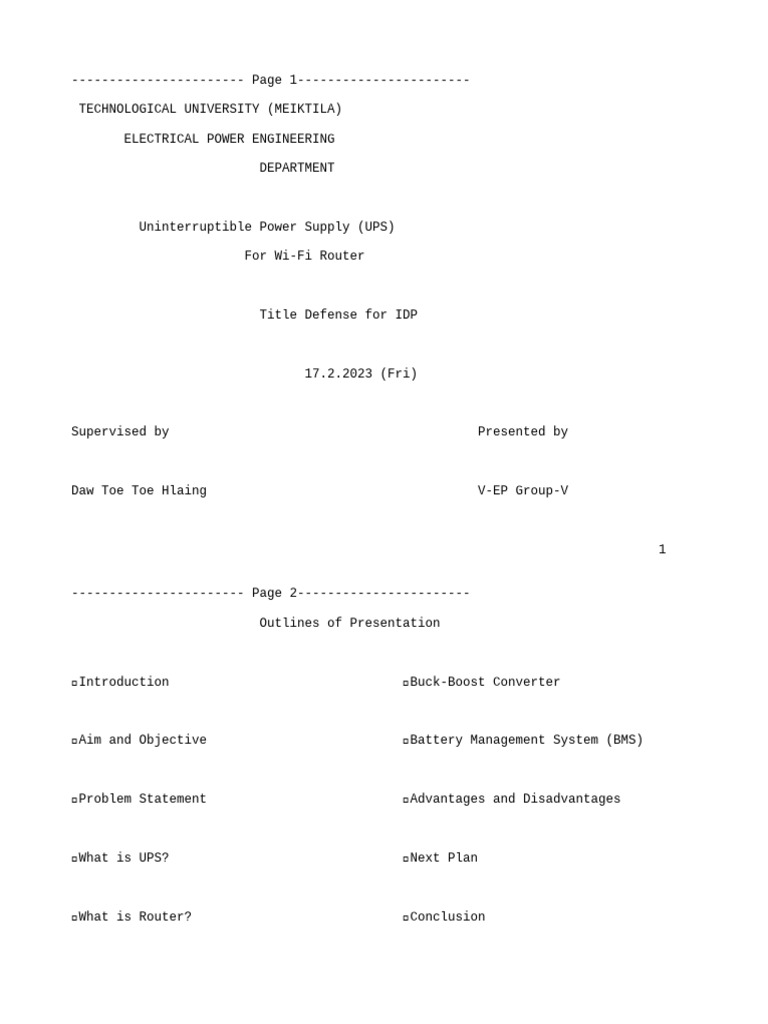 IDP Title | Download Free PDF | Electrical Engineering | Physical Quantities