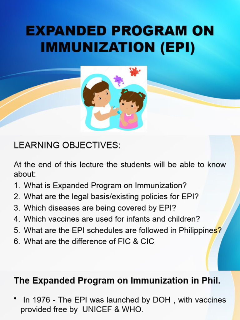 Expanded Program On Immunization | PDF | Vaccination | Vaccines