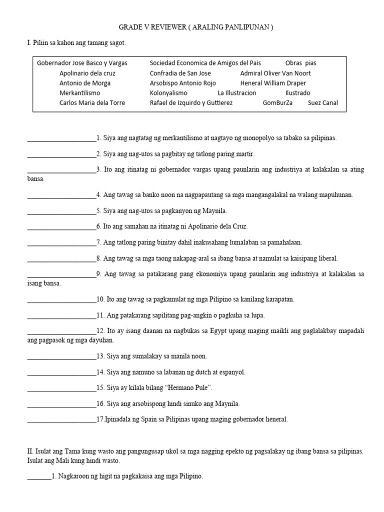 AP 4th Grading | PDF