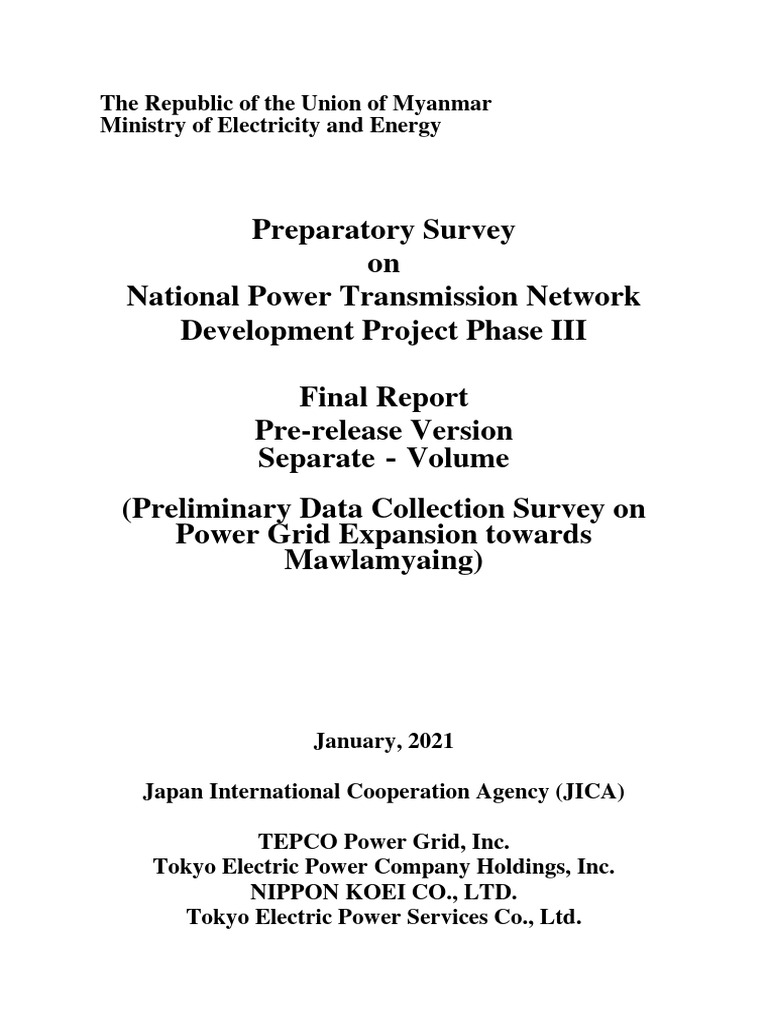 500kv Myanmar | PDF | Electric Power Transmission | Electrical Grid