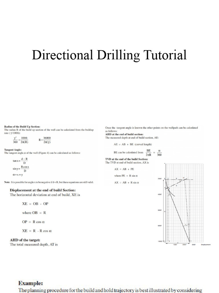 Directional Drilling Calculations Guide | PDF
