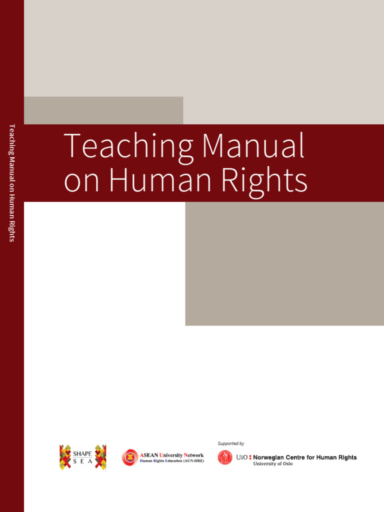Teaching Manual Human Rights Fn Web | PDF | Human Rights | Convention ...
