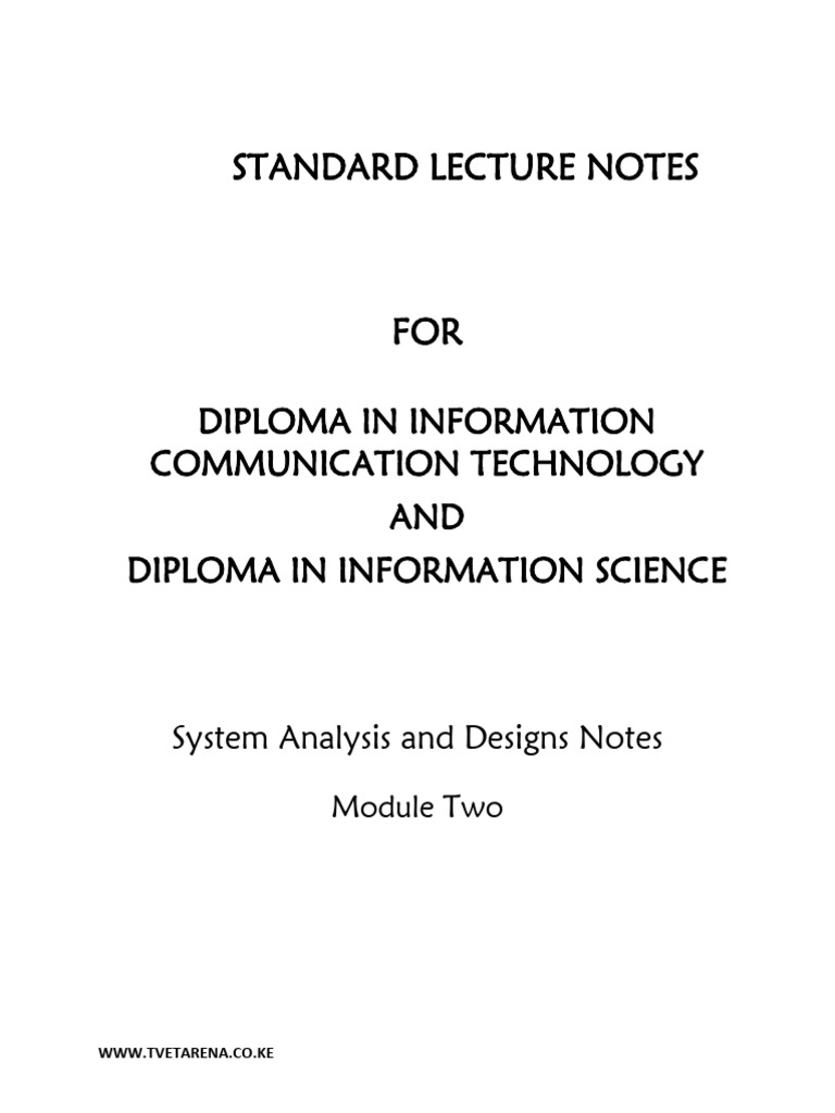 System Analysis and Designs Notes | PDF | System | Questionnaire