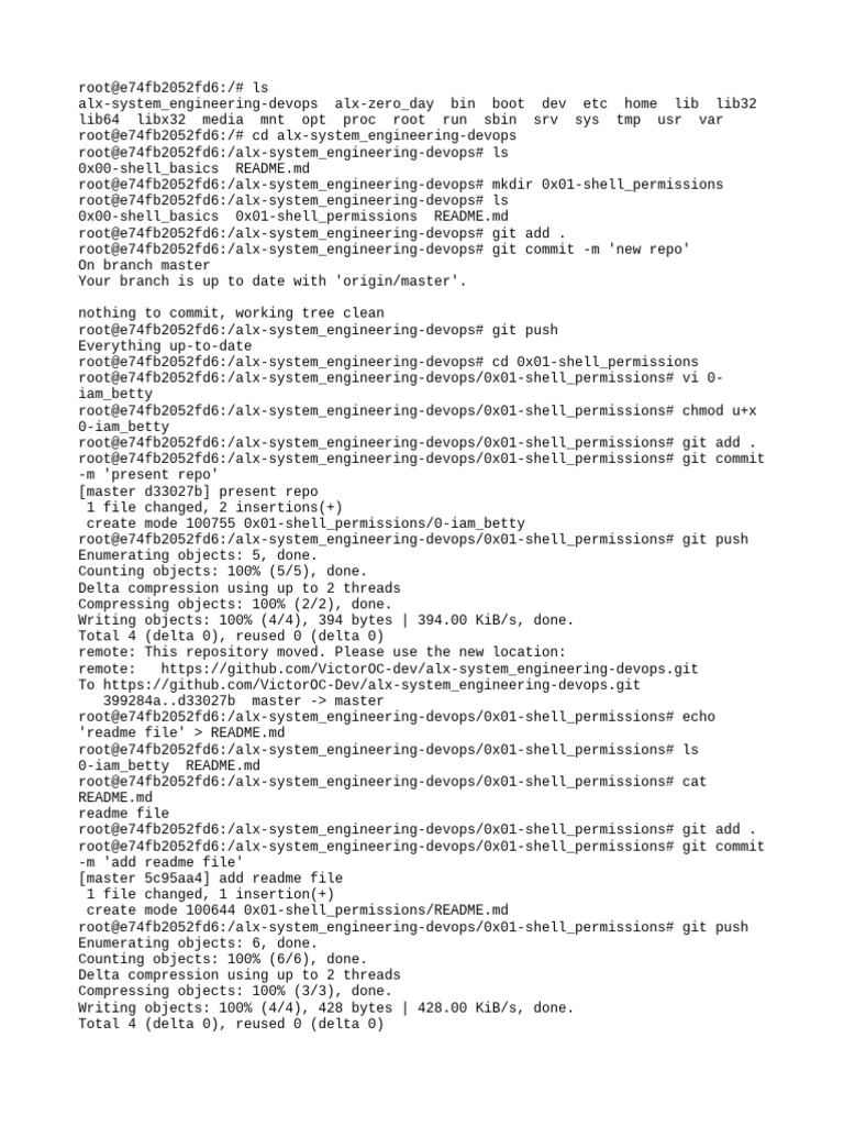 Shell Permissions Code | PDF