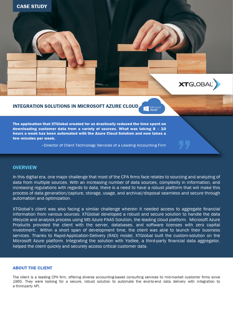 MS Azure Case Study | PDF | Microsoft Azure | Cloud Computing