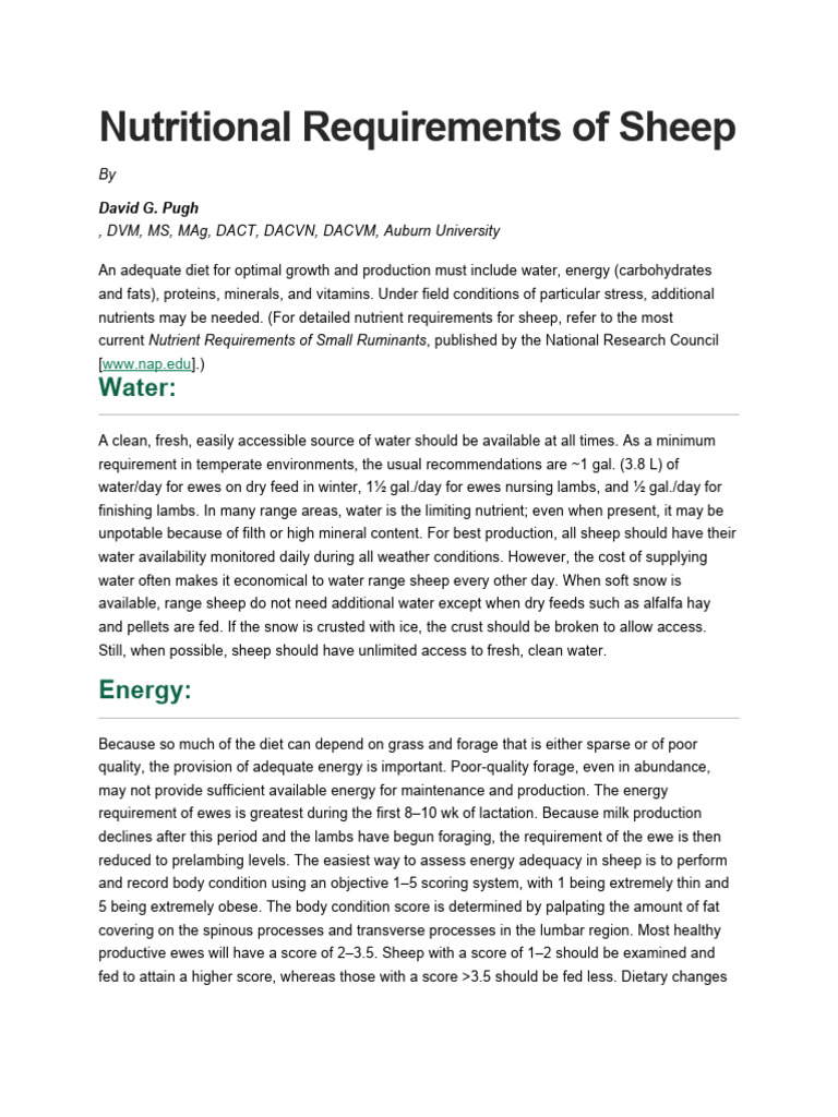 Randy | PDF | Sheep | Goat