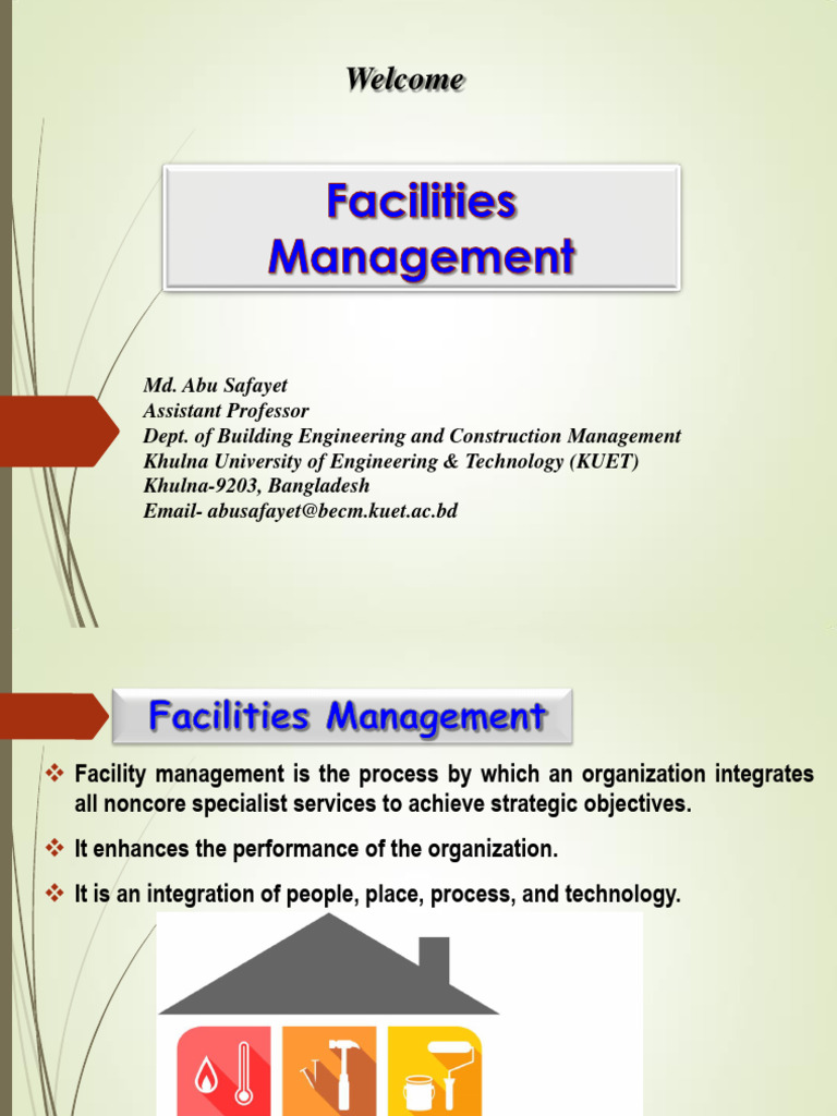 Facilities Management | PDF | Product Lifecycle | Systems Science
