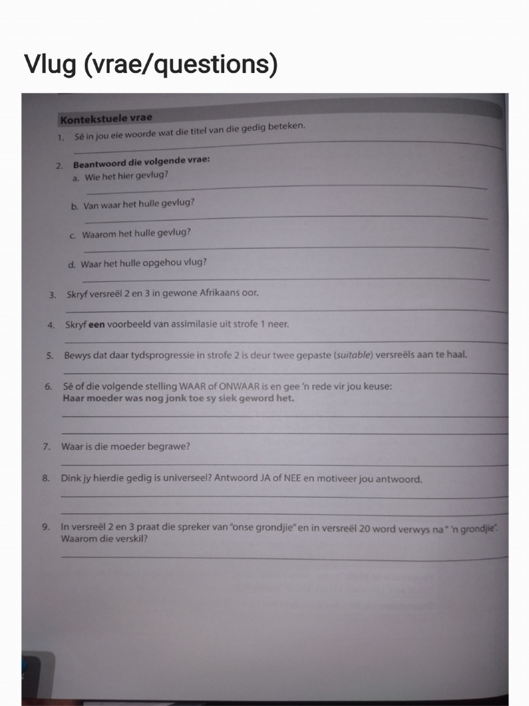 Vlug Gedig - 240118 - 090852 | PDF