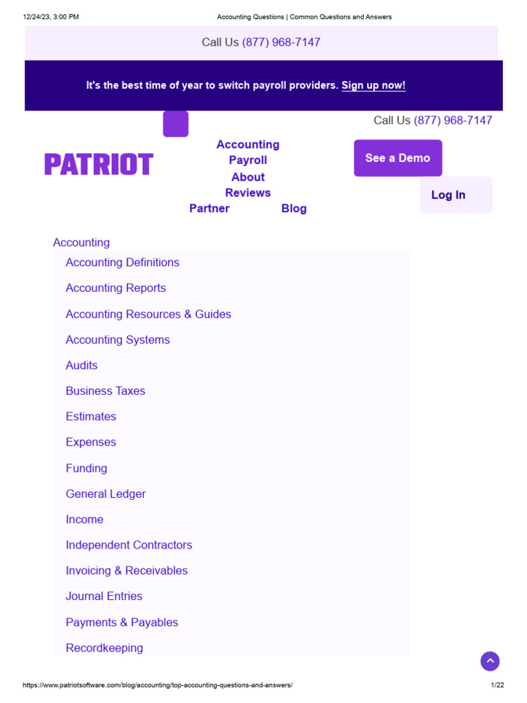 Accounting Questions - Common Questions and Answers | PDF | Debits And ...