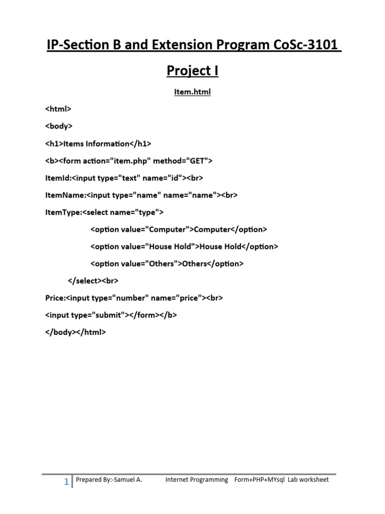 Form PHP Mysql | PDF | Databases | Table (Database) Form PHP Mysql | PDF | Databases | Table (Database)