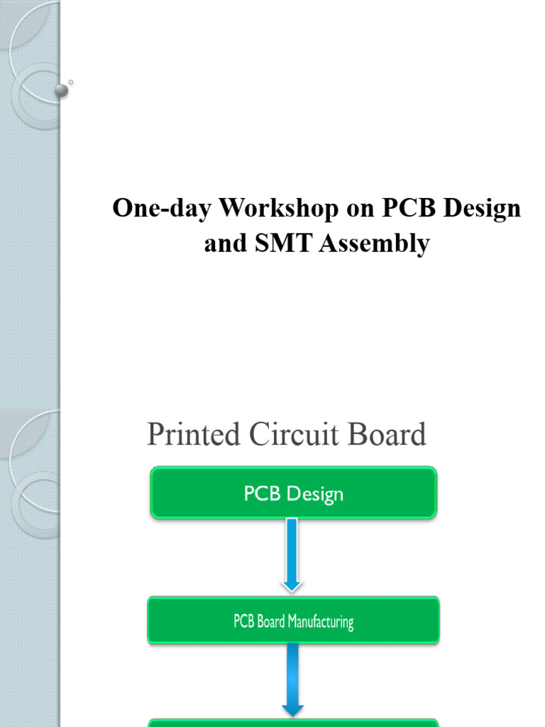 PCB Design and Assembly Workshop Guide | PDF | Printed Circuit Board ...