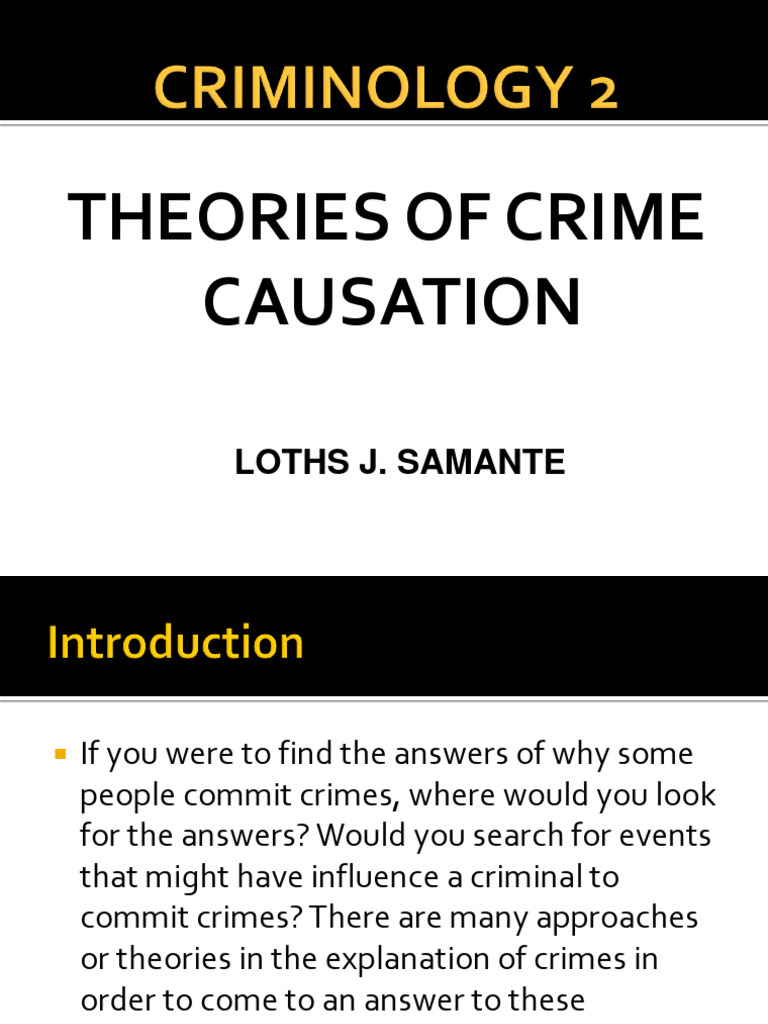 Crim 2 Reviewer | PDF | Criminology | Id