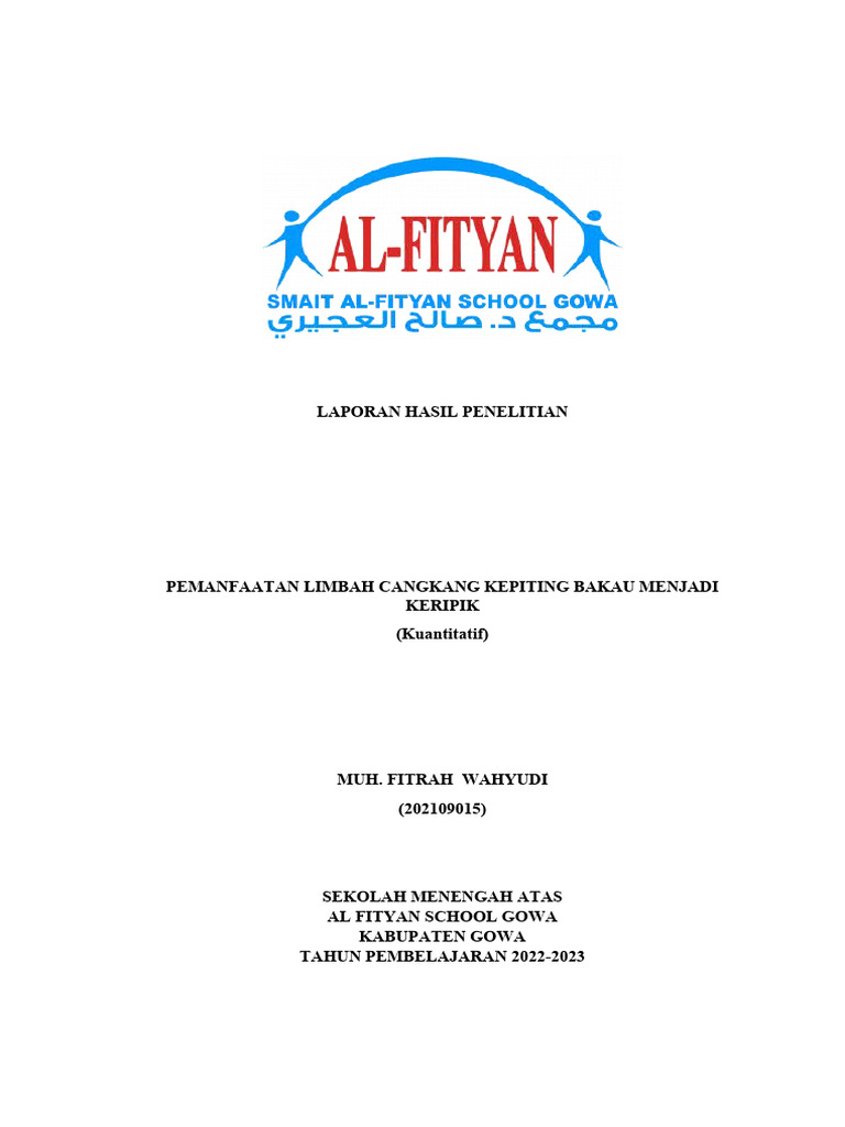 KTI Muh - Fitrah Wahyudi (Repaired) | PDF
