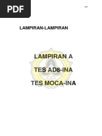 Skrining MoCA-InA untuk Kognisi | PDF