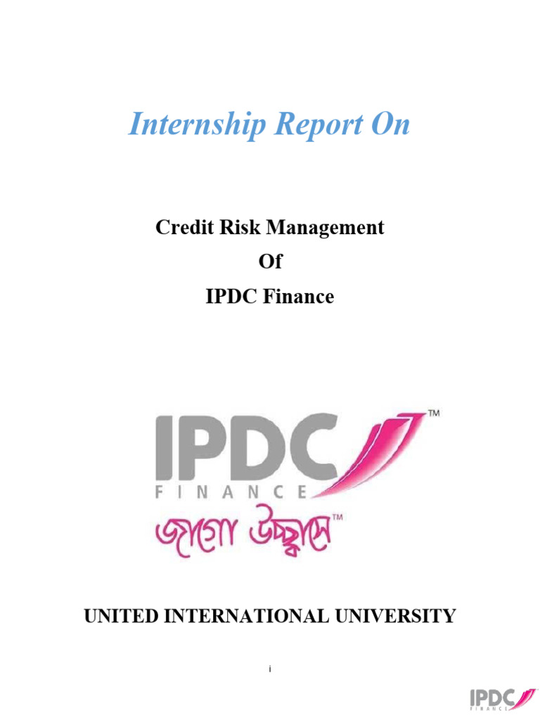Internship Report Sejuti | PDF | Loans | Finance & Money Management
