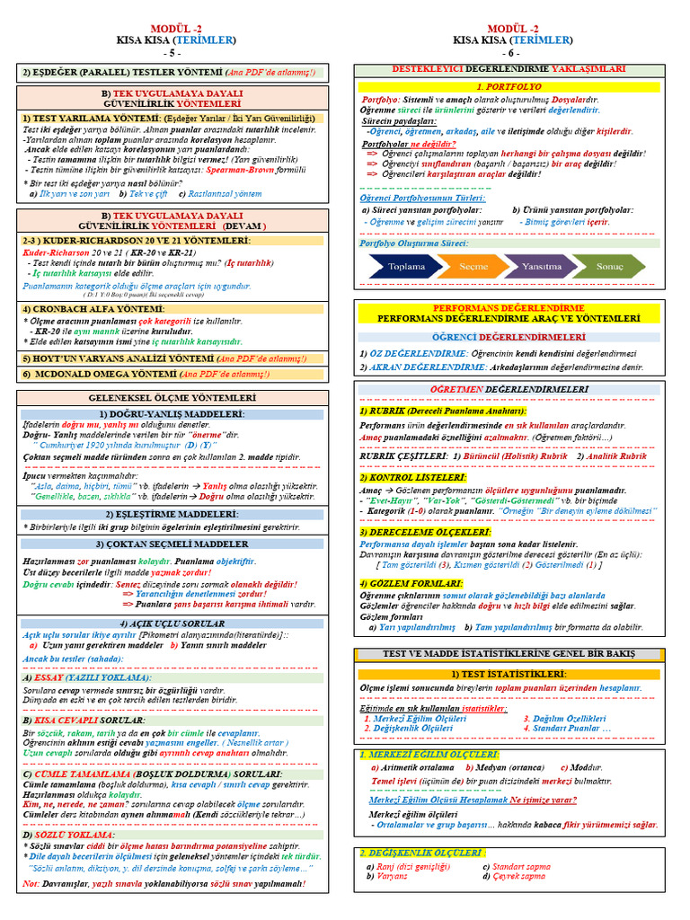 32 Kisa Kisa Modul 2 Terimler 2 | PDF