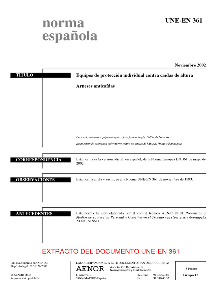 (Ex) Une-En 361 2002 | PDF