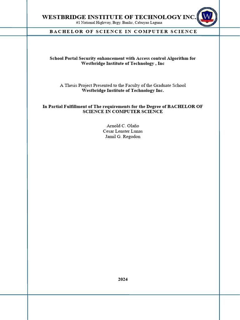 Thesis-Writing 1 PDF | PDF | Software Development Process | Computer Security