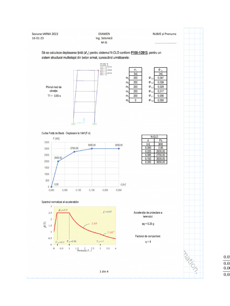 P100 Pe Exemplul Din Ec8 | PDF