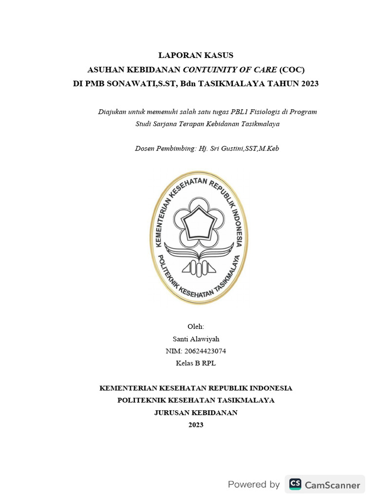 Laporan Coc Kebidanan | PDF