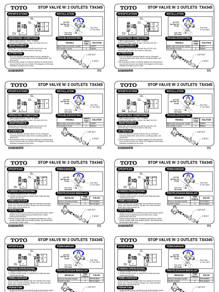 TX434S | PDF | Valve | Physical Sciences