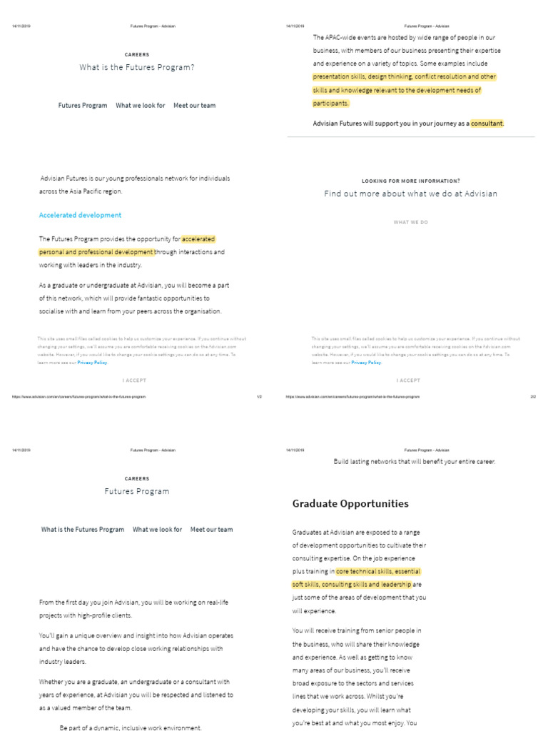 Advisian's Future Program | PDF | Consultant | Expert