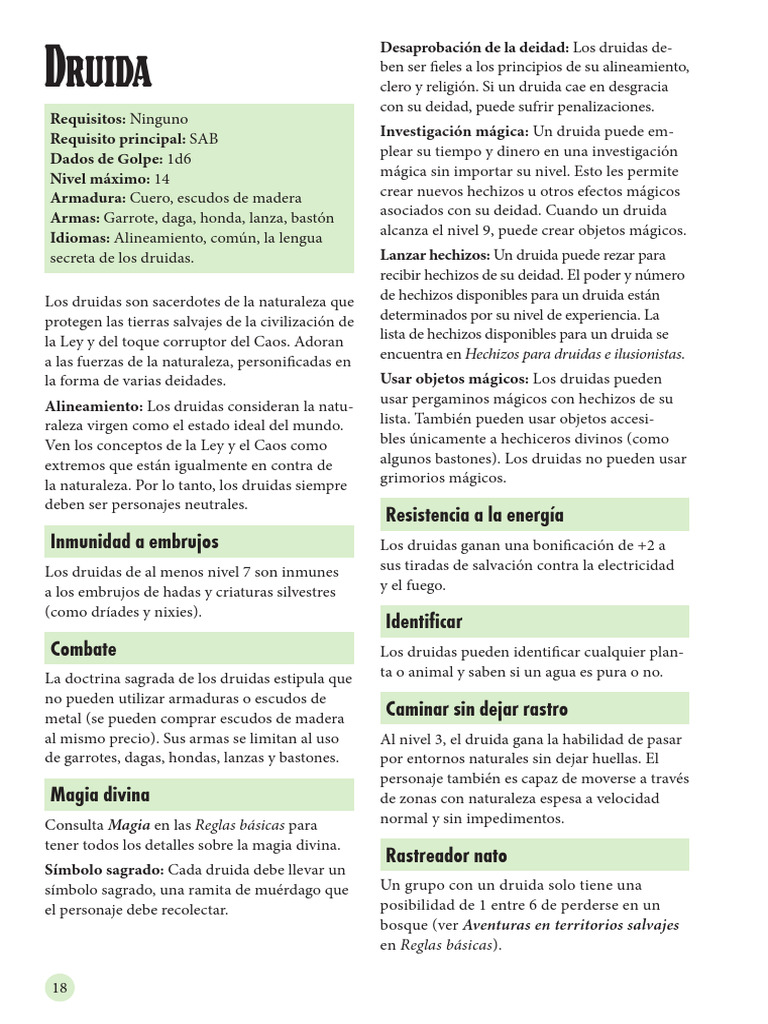 DRUIDA | PDF | Relámpago | druida