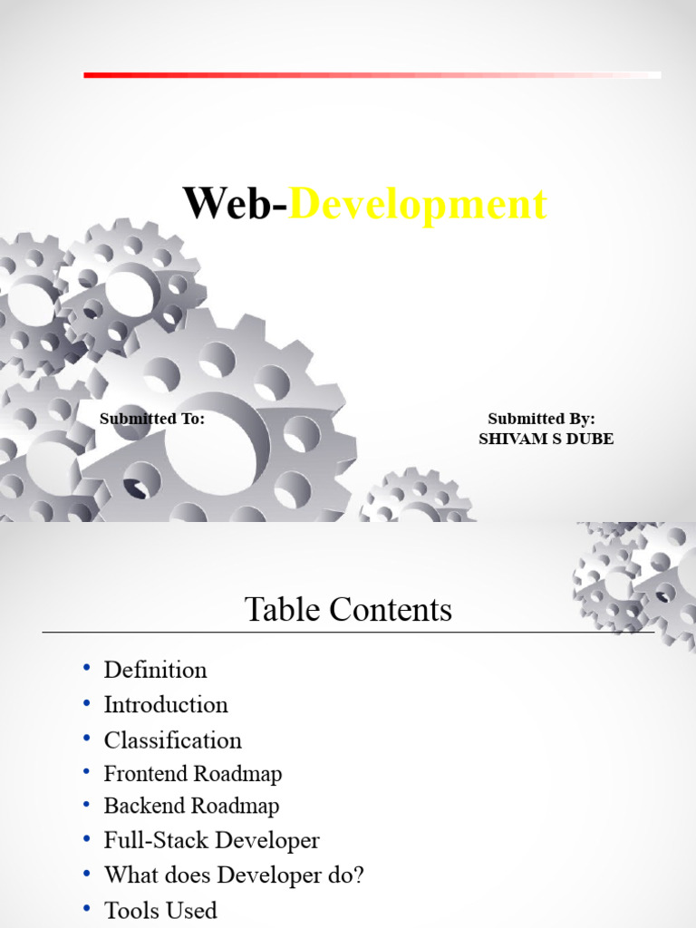 Web Development | PDF | World Wide Web | Internet & Web